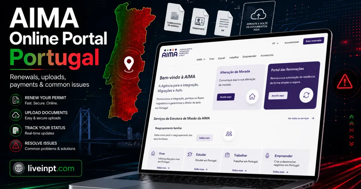 AIMA Online Portal Portugal 2026: Renewal Step by Step | Live in Portugal